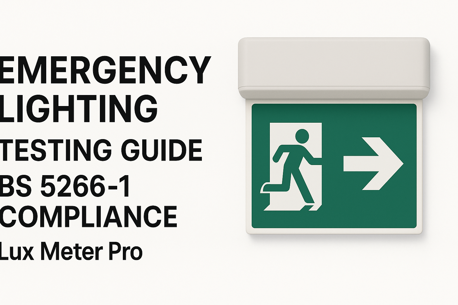 🚨 Emergency Lighting Testing Guide 2025 | BS 5266-1 Compliance | Lux ...